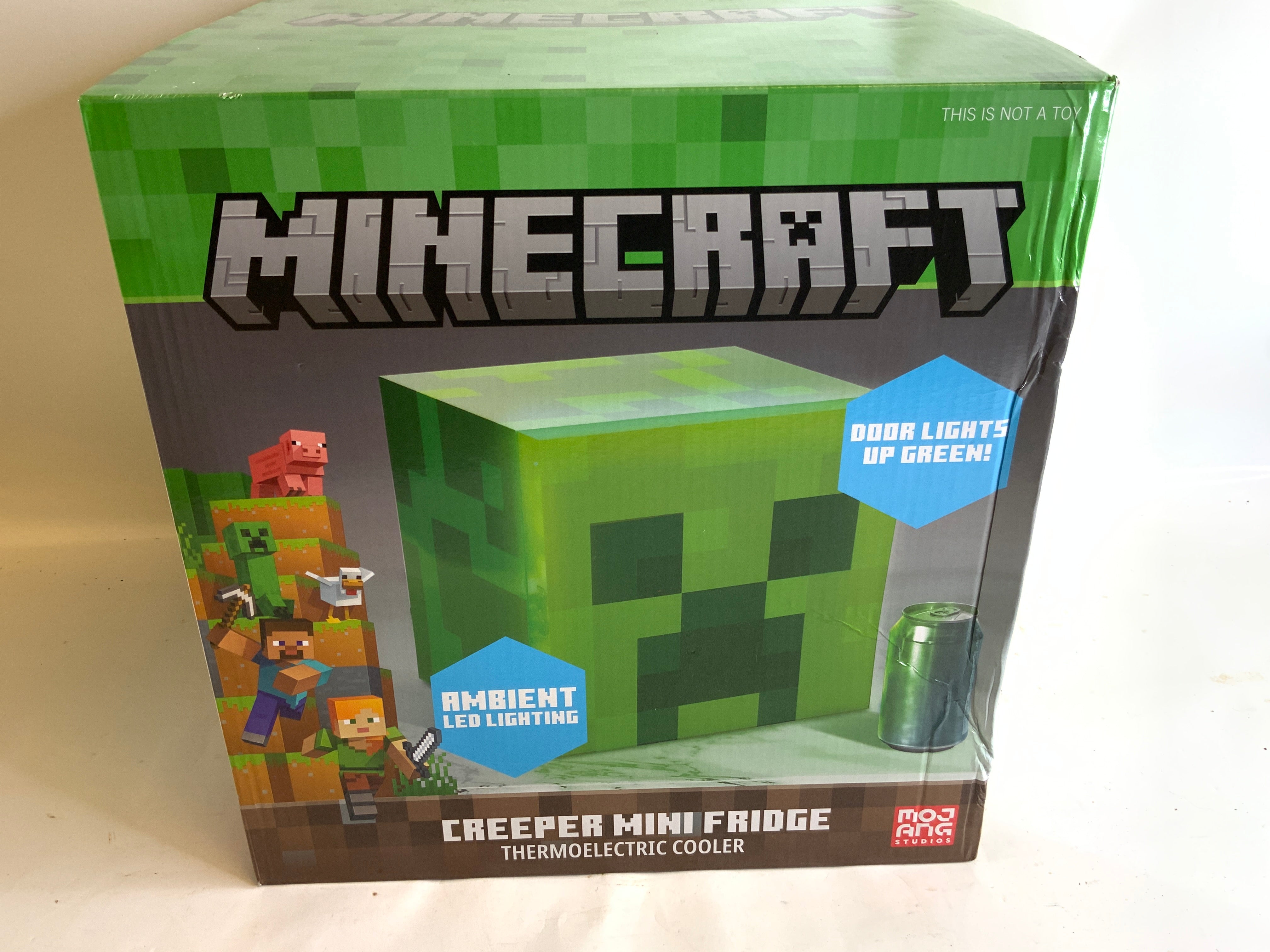 NEW Minecraft Green Creeper 9 Can Mini Fridge – NewPlusUsed.com